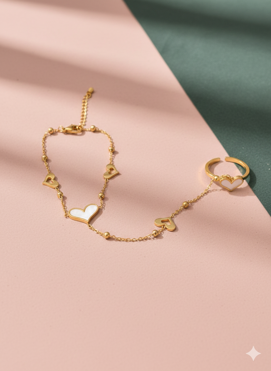 Pure Heart Ring Bracelets – Bling Bae